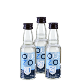 Ouzo21 Mini-Ouzo - MELEDI Horeca Groothandel